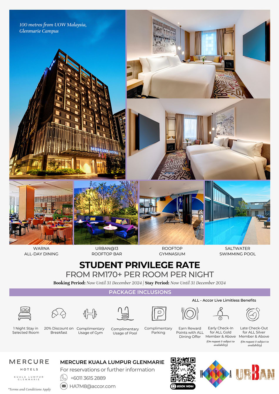 Accommodation for Convocation | UOW Malaysia